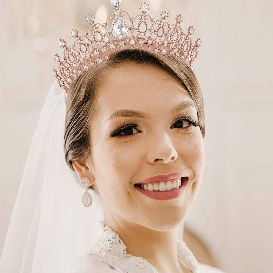 Unicra Silver Tiaras And Crowns Wedding Bride Tiara With Comb Costume ...