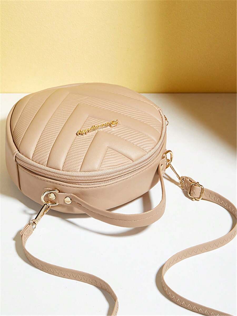 New Lady Simple Small Round Handbag | SHEIN UK