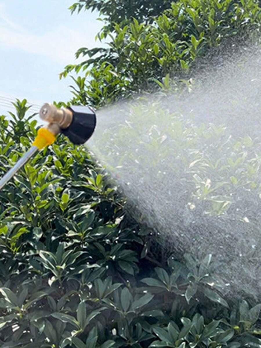 High-Pressure Atomizing Spray Nozzle Black Cyclone Adjustable Spray ...