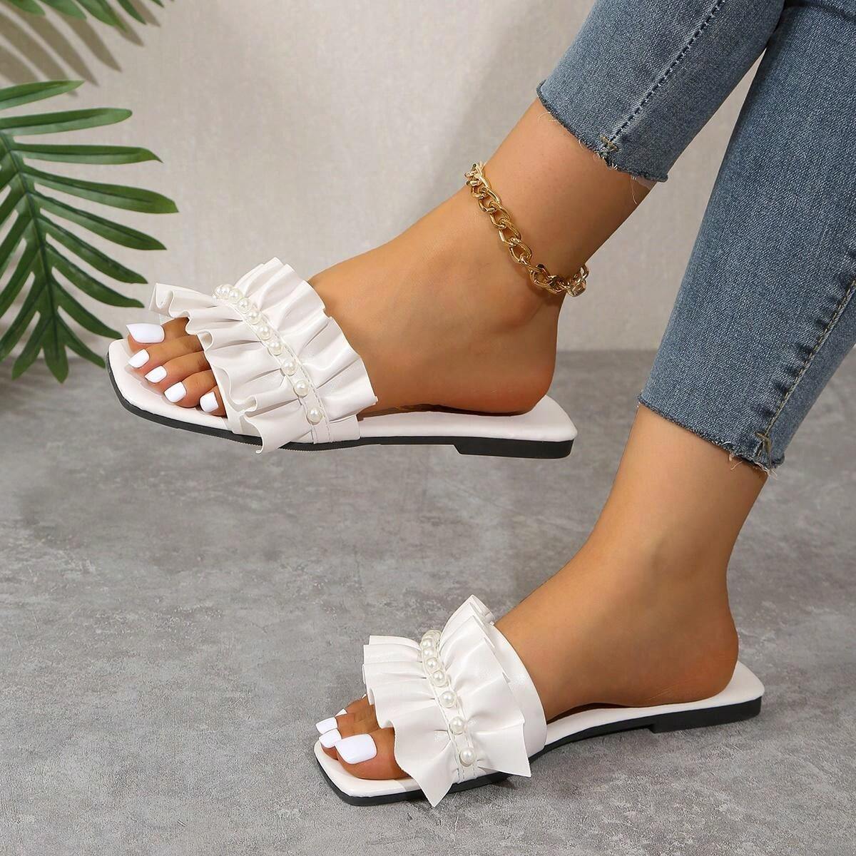 Chanclas francesas nuevas de 2024 estilo de alta gama para mujeres, con ...