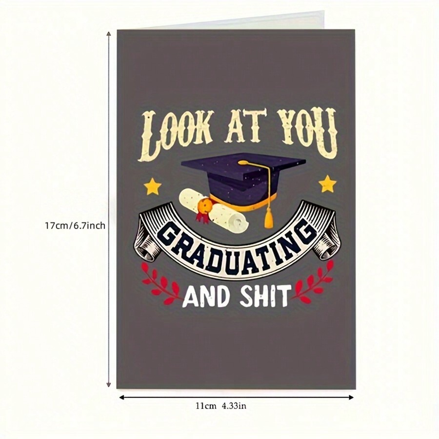 Funny Graduation Card - College Graduation Card - High School ...