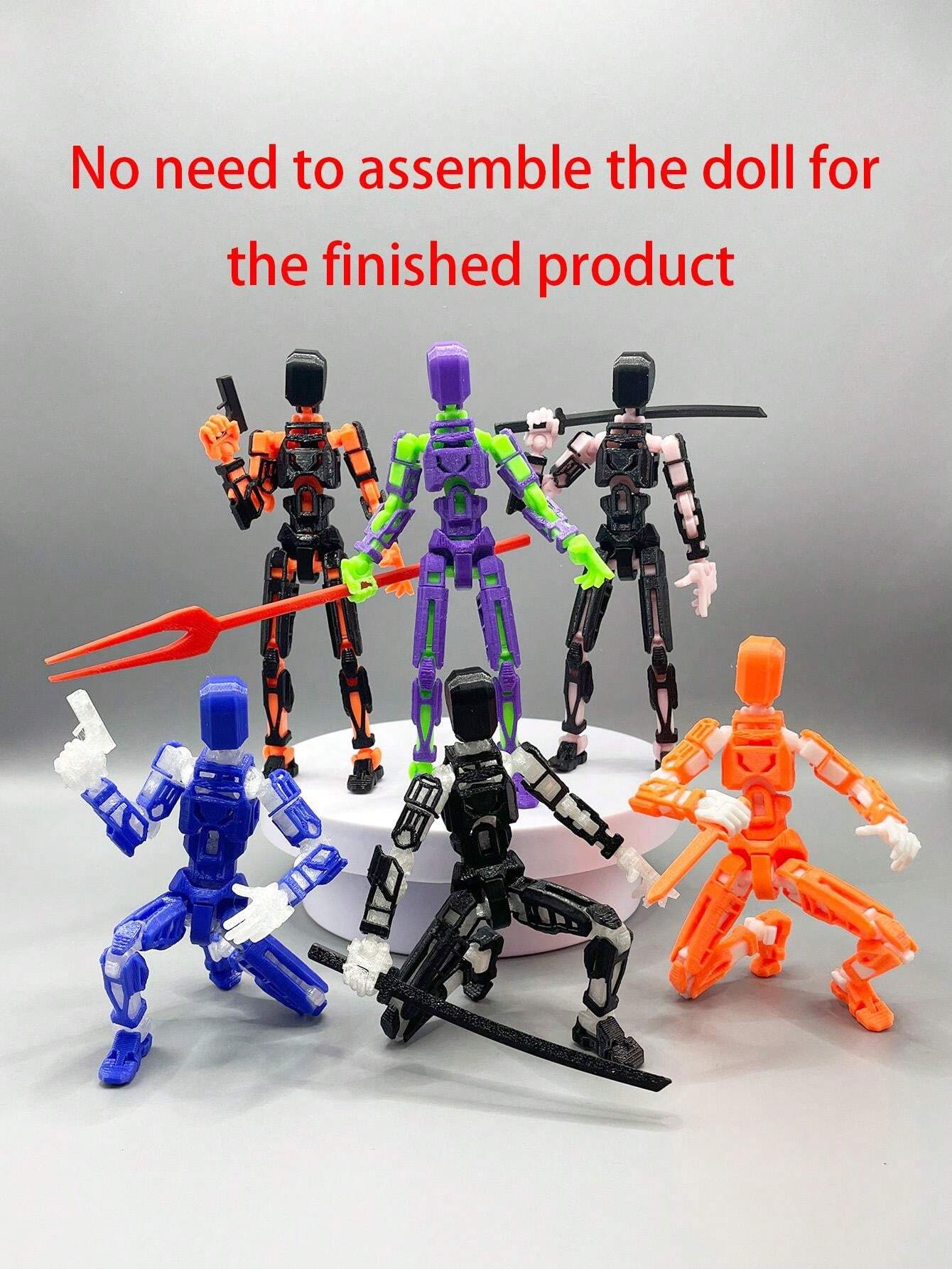 1 Set Of Hollow Armor Edition Multi-Jointed Action Figure Toy, 3D ...