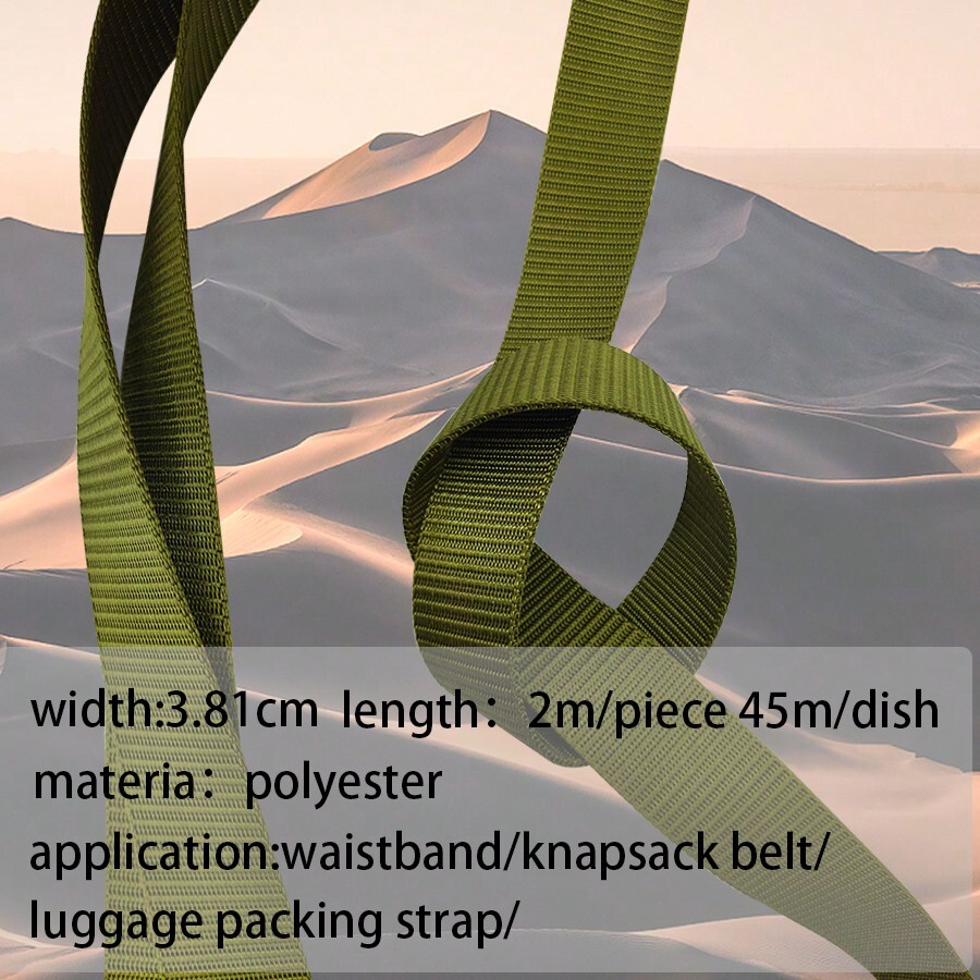 3.81cm Wide, Various Colors, 1.5-Inch Webbing Suitable For Climbing ...