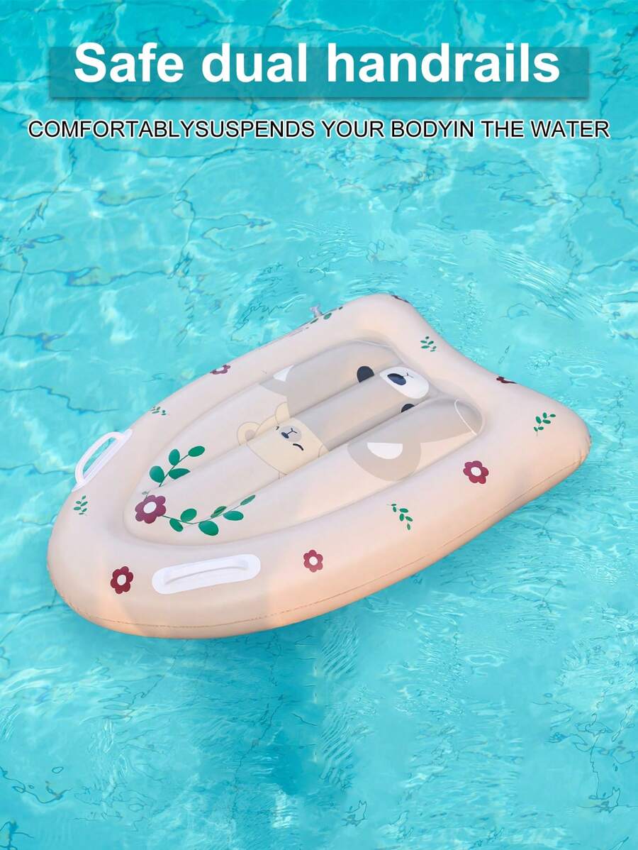 1pc Inflatable Cute Animal Swimming Float Portable Surfboard Pool Float ...