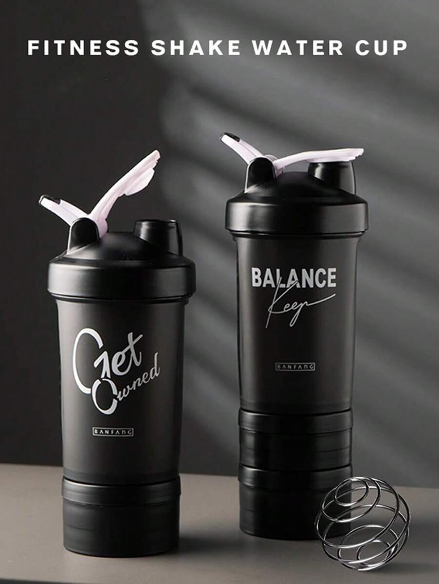 A Shake Cup 500ml For Protein Powder Mixing, Fitness Gym Drinking ...