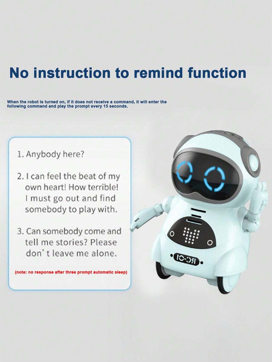 Mini Robot, Pocket Robot For Kids With Interactive Dialogue ...