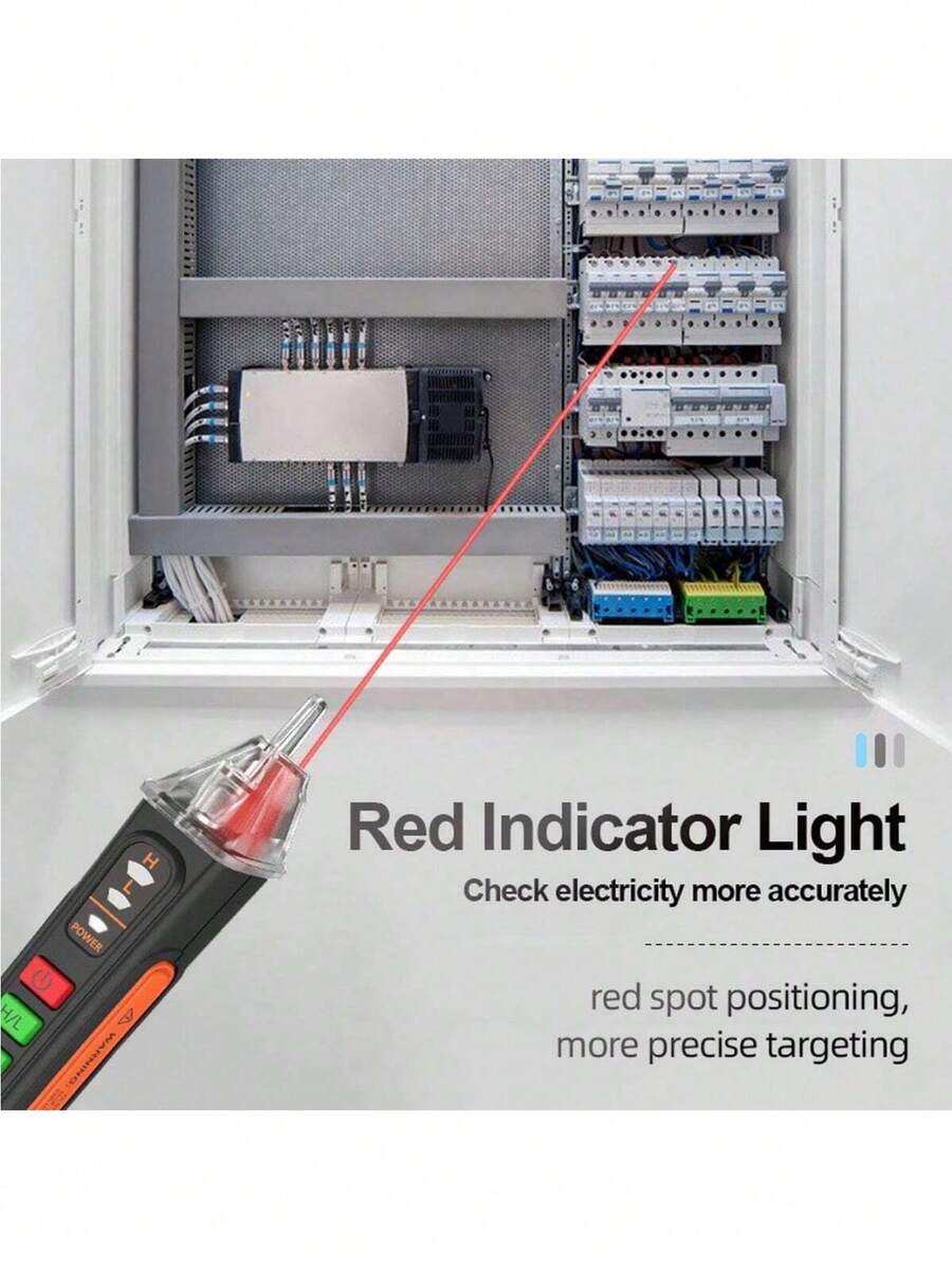 Voltage Detector Smart Non-Contact Voltage Tester Pen Meter 12-1000V ...