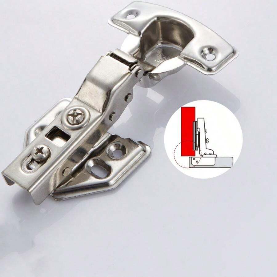 1pc Thickened Stainless Steel Hydraulic Damping Spring, Middle Bent ...