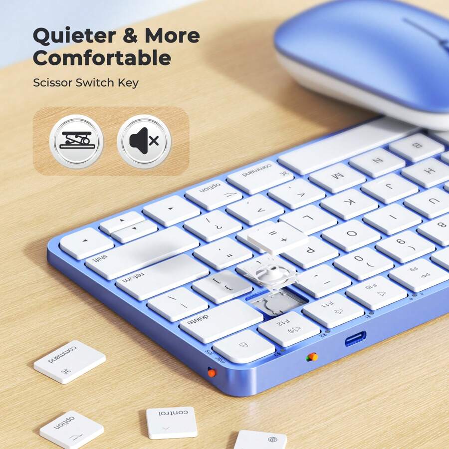 Wireless Bluetooth Keyboard And Mouse Combination For Office Workers ...