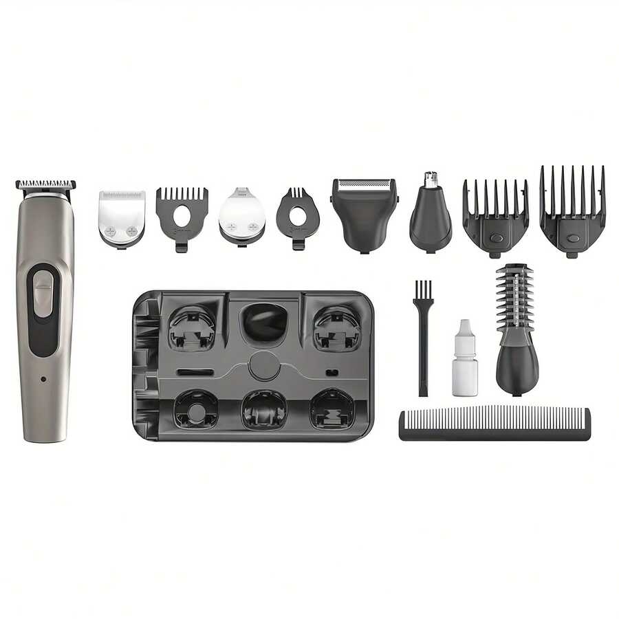 Professional Cordless Hair Clipper, Detachable Electric Haircutting ...