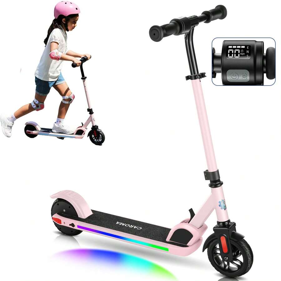 Electric Scooter For Kids Ages 6-14, 150W Motor, 10 Mph, 80 Mins Ride ...