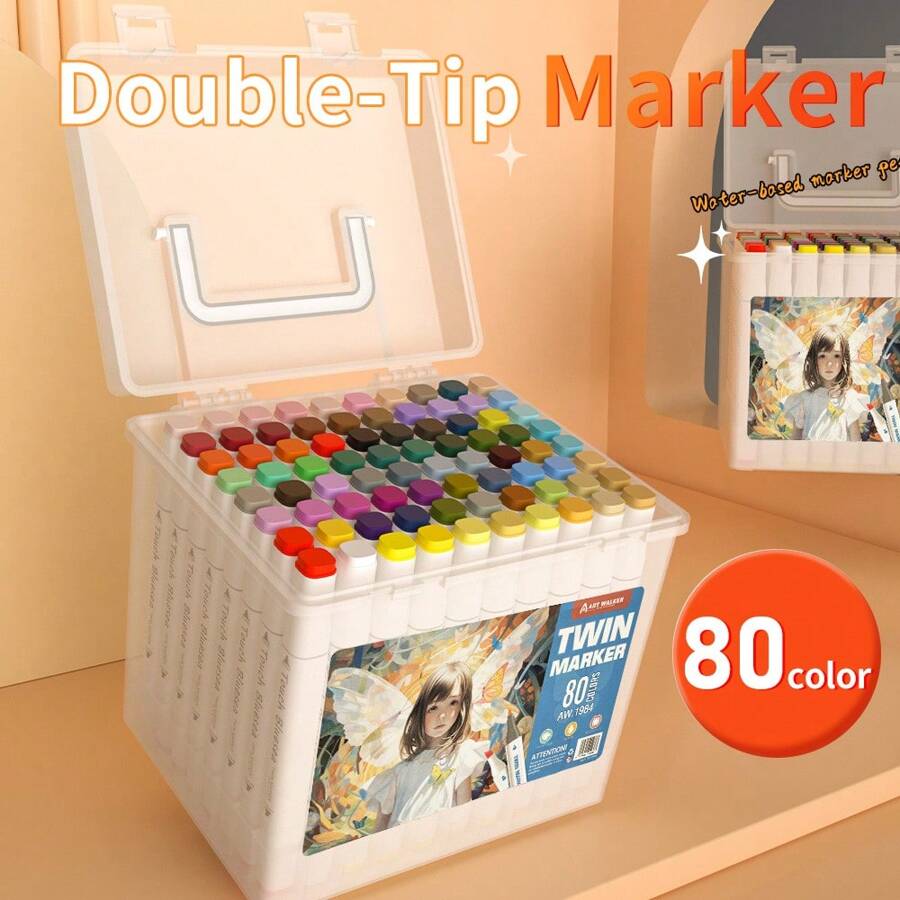 Dual Brush Marker Pens For Coloring Books, Tanmit Fine Tip Coloring ...