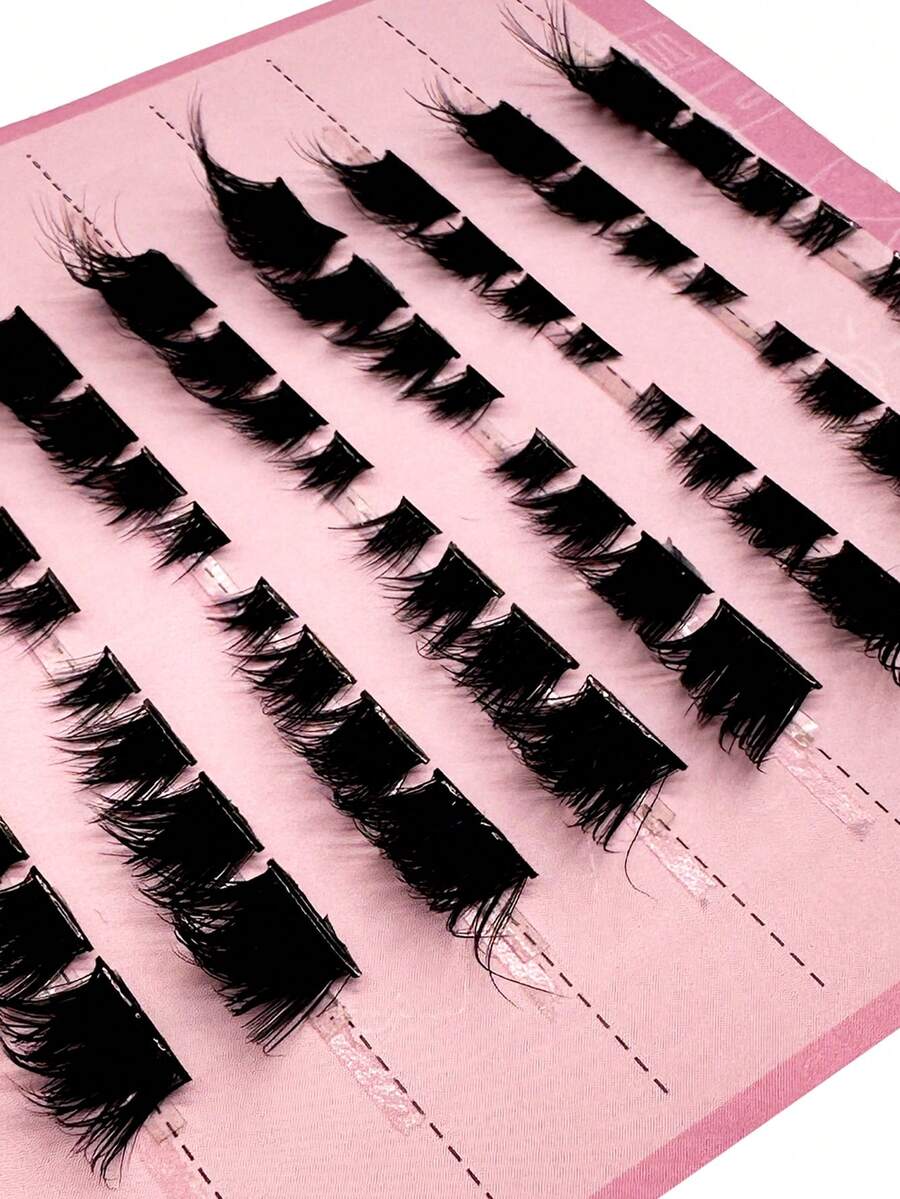 New Mix DIY Individual Cat Style False Eyelashes Fly Diagonally With ...
