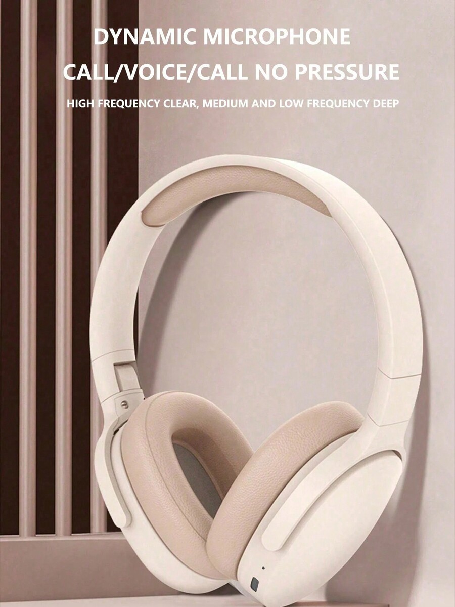 Headphone Noise Reduction Bluetooth 5.3 Strong Bass Wireless Earphones ...