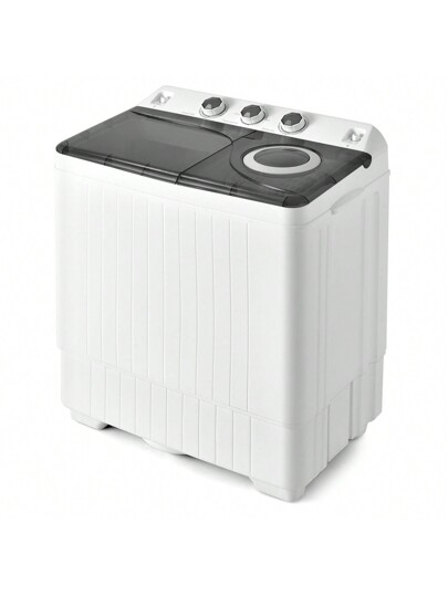 6.5KG Washer+2KG Dryer Twin Tub Washing Machine, 8.5KG Compact Washing ...