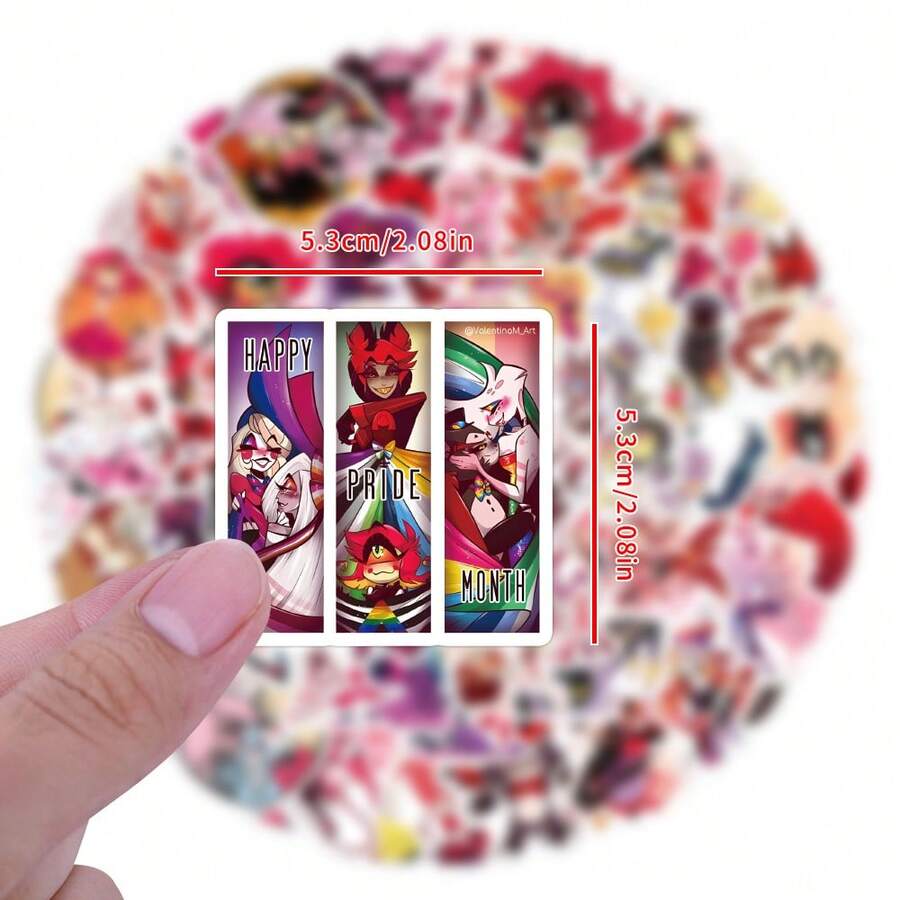 120 Pcs Cartoon Stickers Pack | Cool Graffiti Stickers Vinyl Scrapbook ...