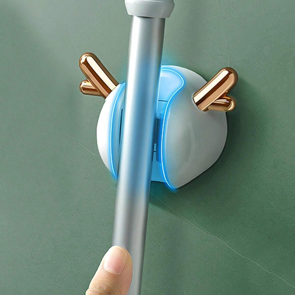 1 stuk Multifunctioneel Spotprent Dweil Klem , Wit Dweil En Bezem ...