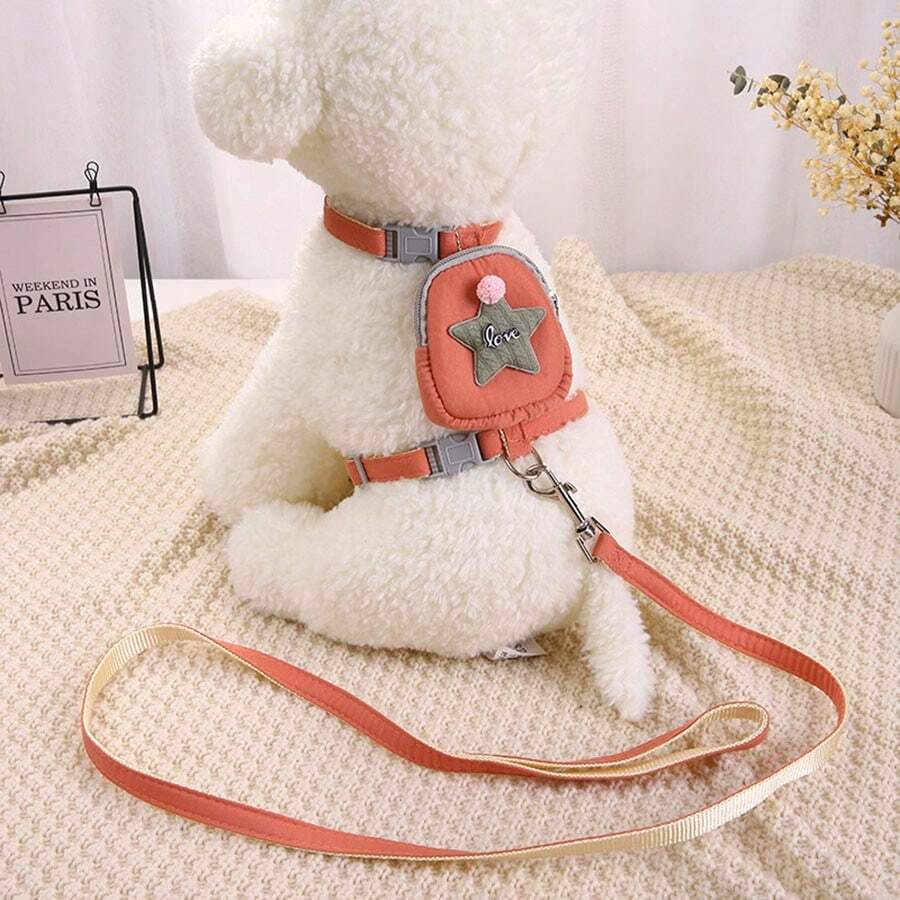 Traction Rope Anti-Breakaway Cat Walking Leash Adjustable Pet Dog Chest ...
