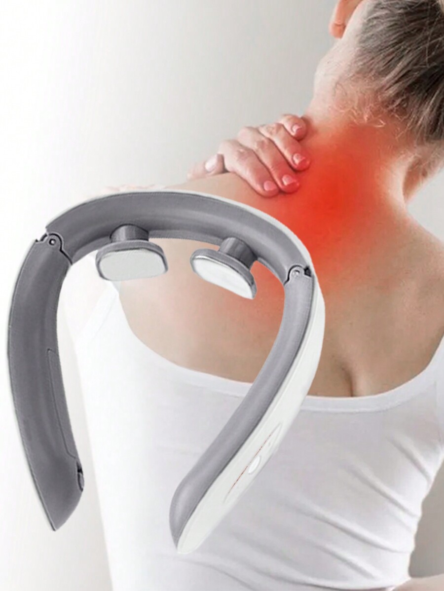 1pc EMS Heated Cervical Massager, Neck Protector For Prolonged Sitting ...