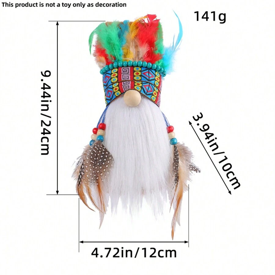 Native American Doll Rudolph Standing Posture Faceless Doll Sasquatch ...