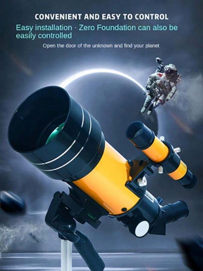 Zoomable HD Astronomical Telescope With Tripod, F30070 Professional ...