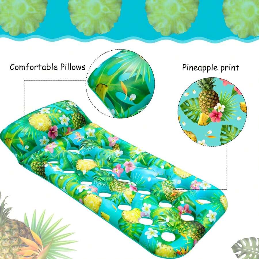 LSTUSA 2 Pack Inflatable Pool Floats Lounger 72'' Large Lake Floats ...