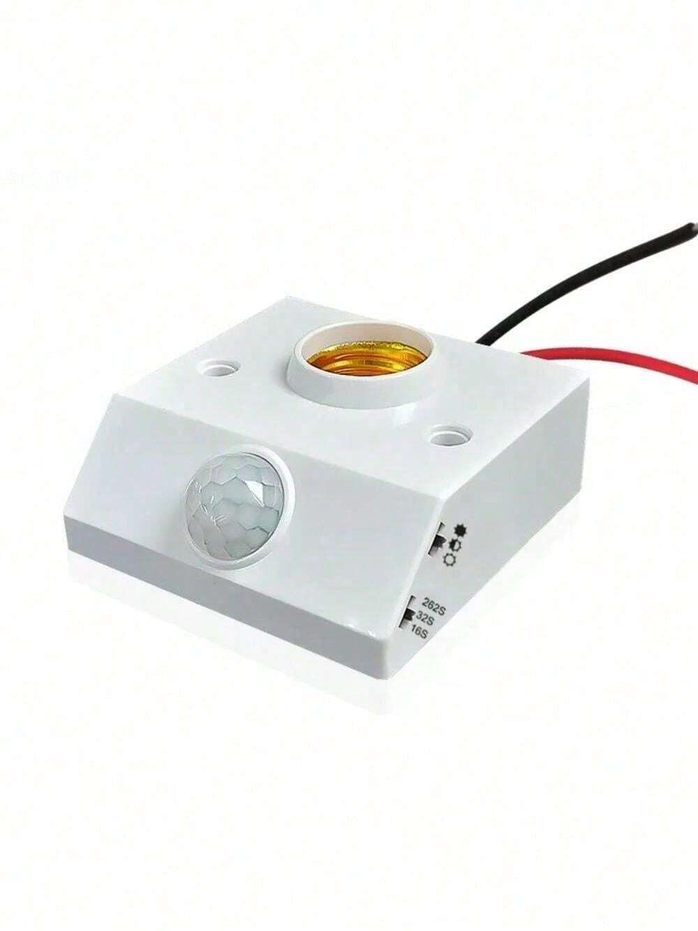 PIR Motion Sensor Light Socket E27 LED Lamp Holder Infrared Detector ...