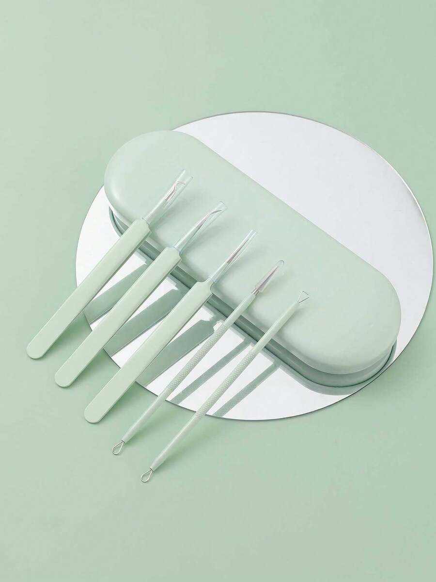 Acne Removal Tool Kit With Blackhead/Whitehead/Zit Comedone Extractor ...