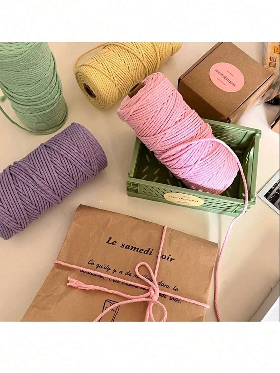 A Roll Of 3mm DIY Braided Rope Rope Braided Decorative Rope For Simple ...