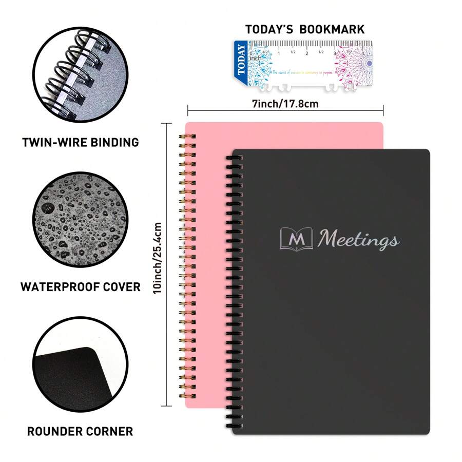 Efficient Meeting Notebook For Organized Work - Streamline Note-Taking ...