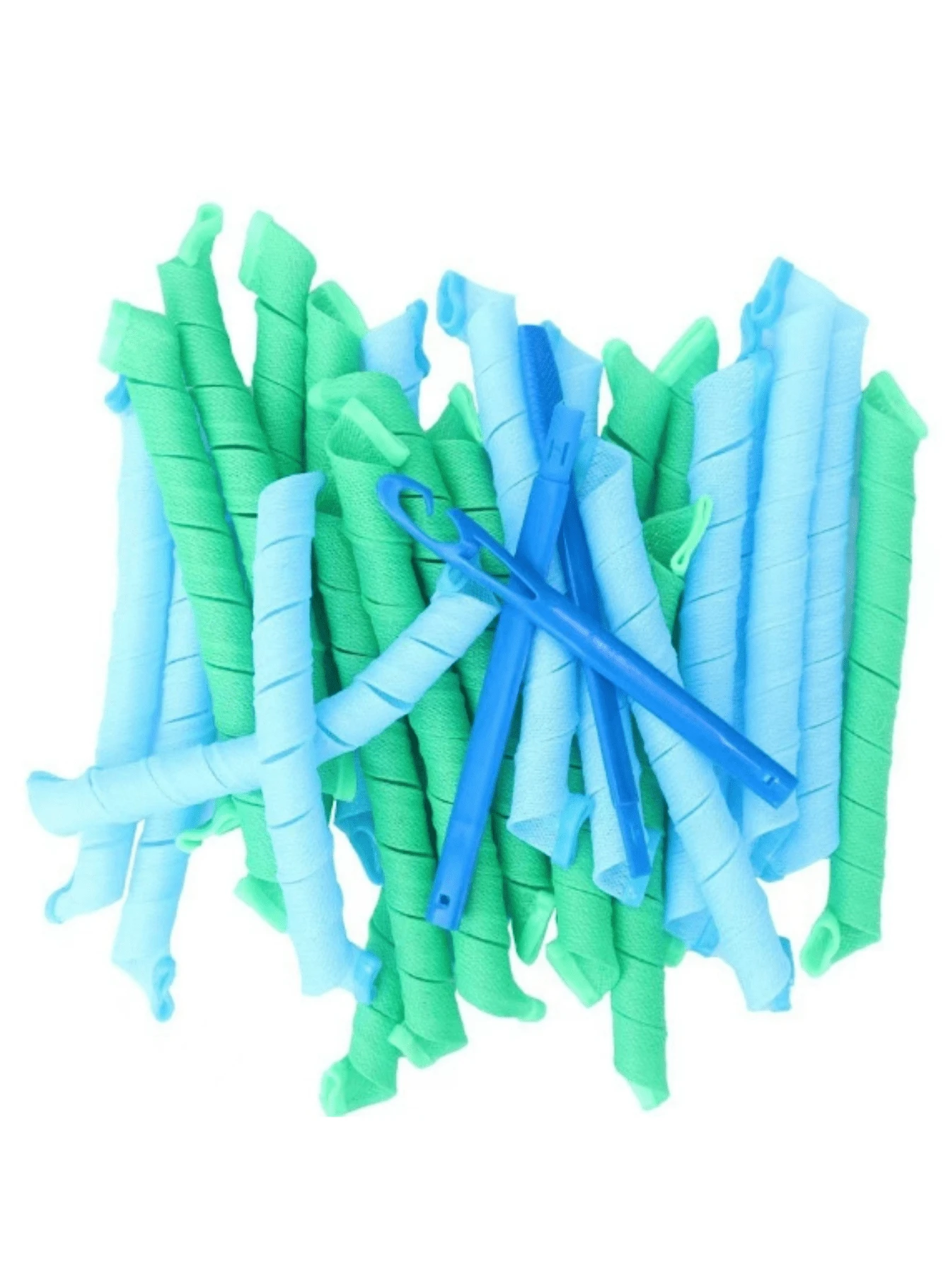 10 Pieces 30cm Magic Hair Curlers Heatless Curlers No Heat Spiral Curls ...