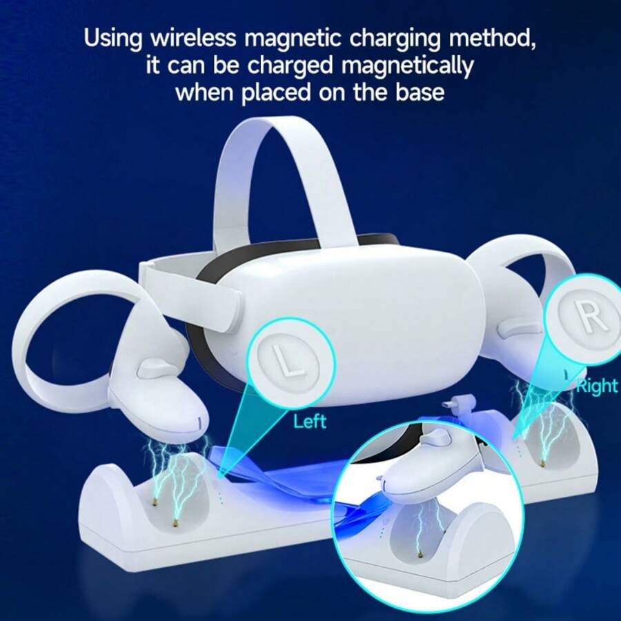 Charging Dock For Meta Quest 2, VR Charging Stand For Charging Oculus ...