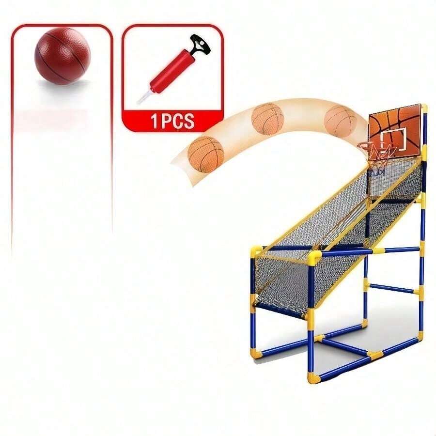 Large Basketball Shooting Machine, Adjustable Height Basketball Stand ...