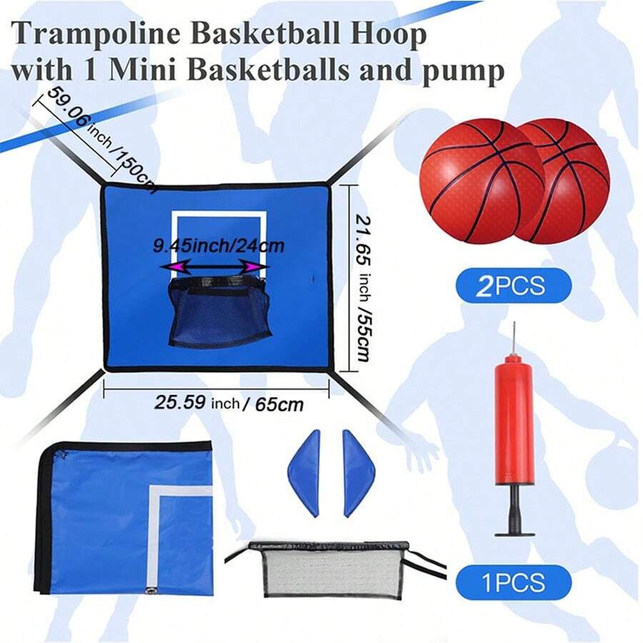 Trampoline Basketball Hoop - Trampoline Basketball Hoop Attachment With ...