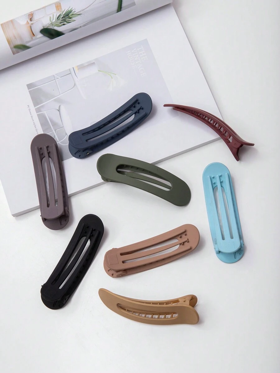 8pcs Matte Hair Clips For Fringe 4.13 Inches (About 10.5cm) Non-Slip ...