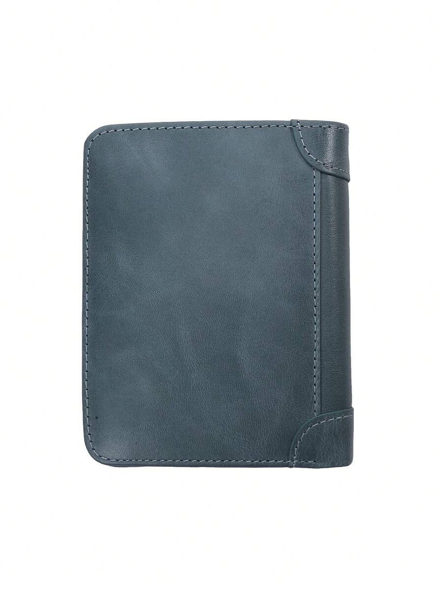 Men's Wallets RFID Leather Trifold Wallets For Men With ID Window And ...