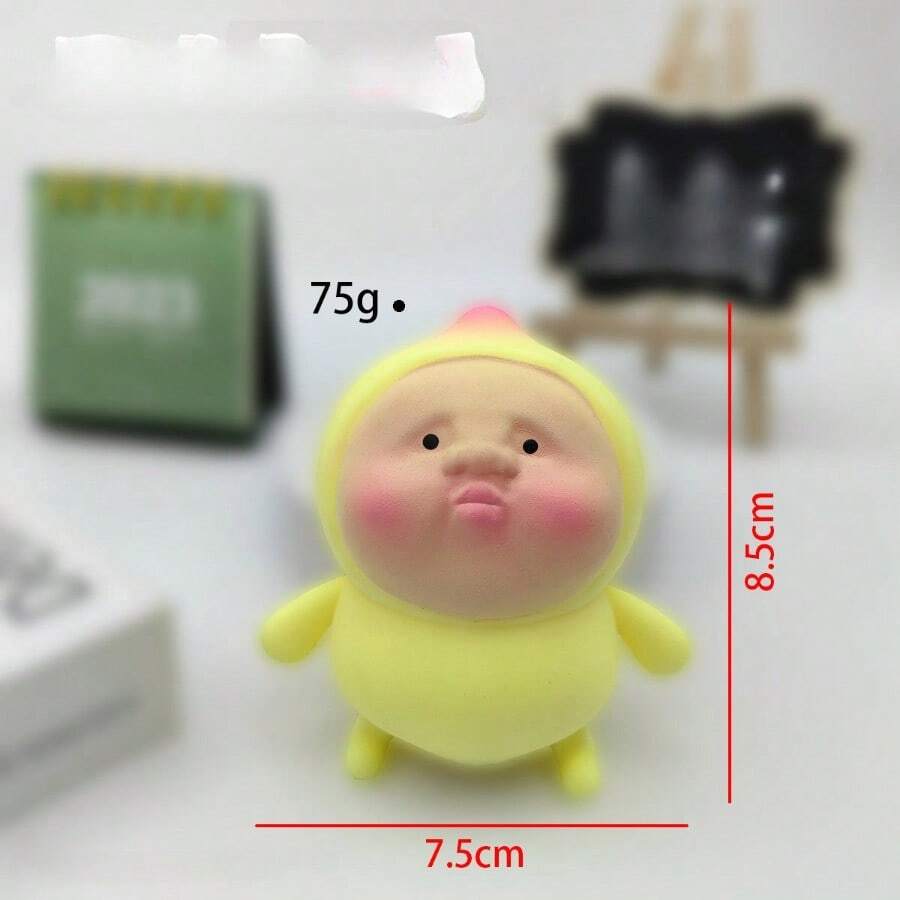 Squeeze Peach Stress Reliever TPR Soft Rubber Flour Toy - Peach Toy for ...