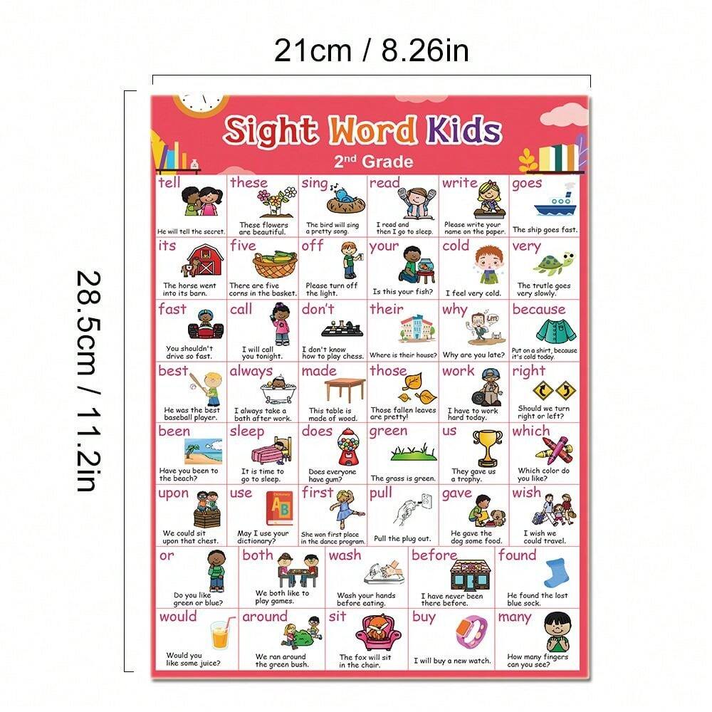Afiches y carteleras educativas de 220 palabras de alta frecuencia para ...