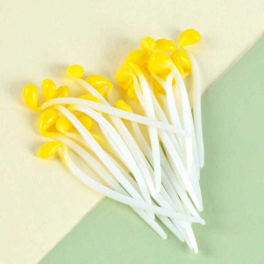 PVC Simulation Vegetable Bean Sprouts Food Model Play Food Ingredient ...