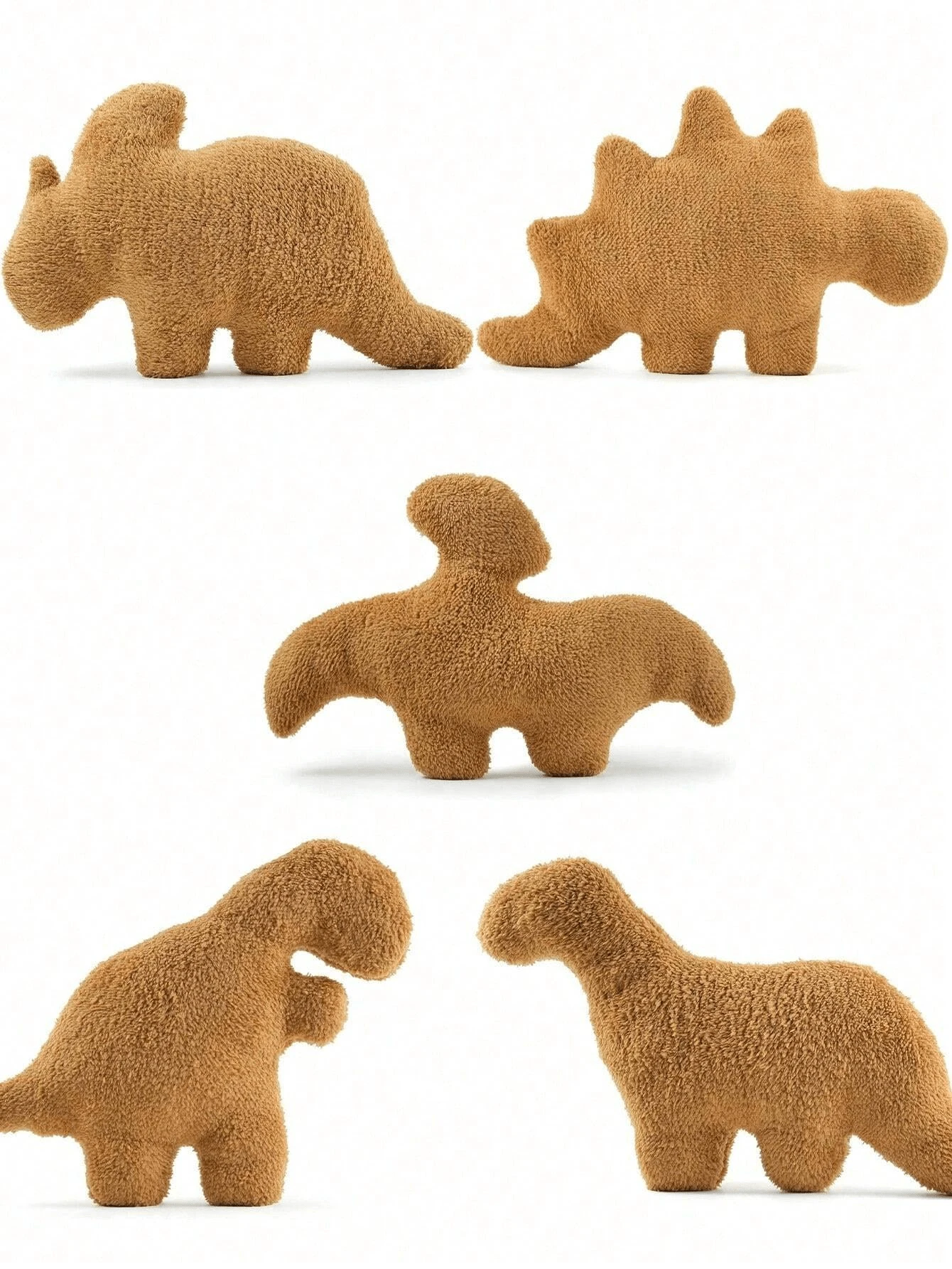 3 Packs Dino Nugget Pillow Plush 18 Inches Dinosaur Chicken Nugget ...