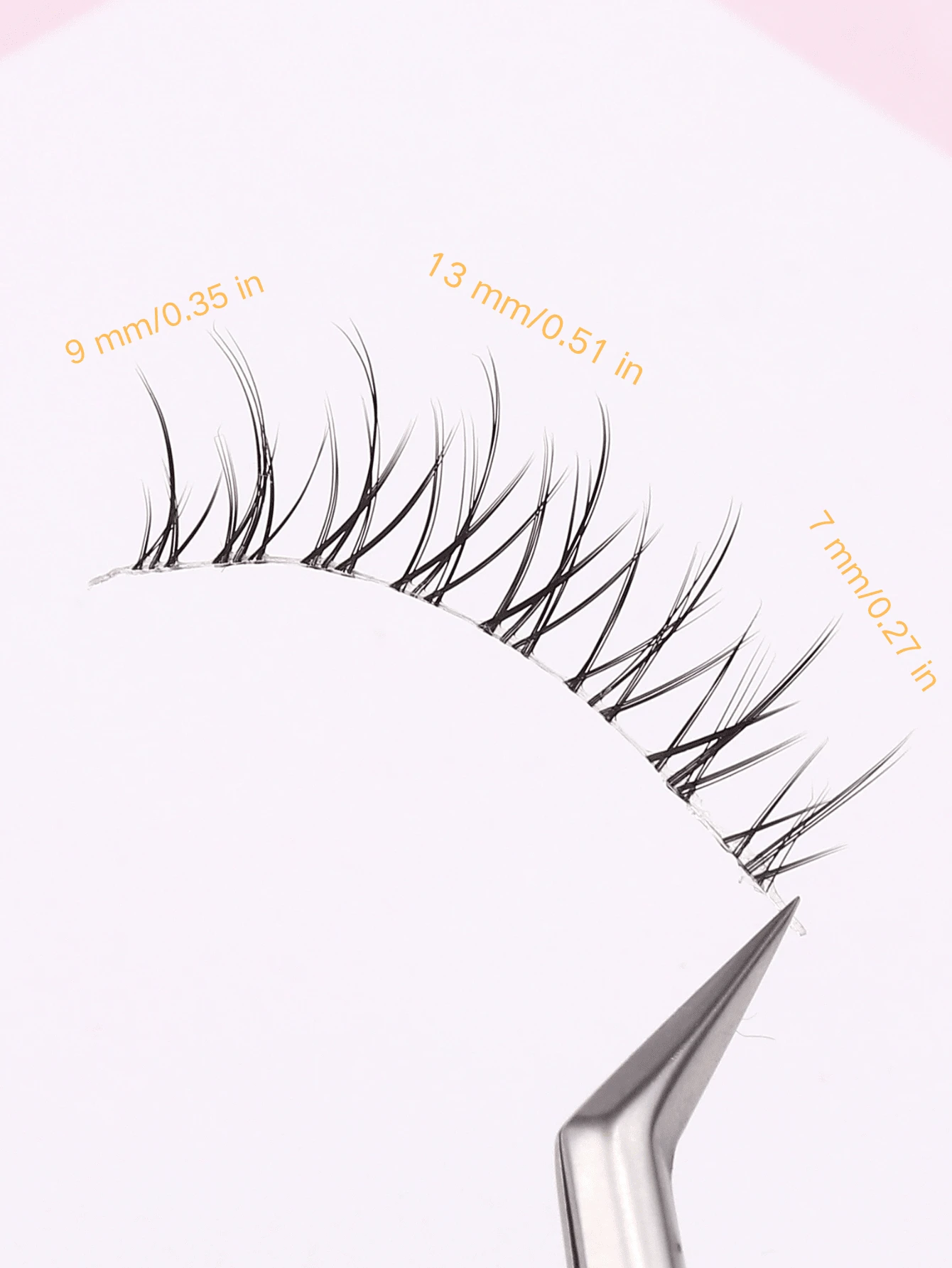 10 Pairs Little Flame Upper Eyelashes Manga Little Devil Style One ...