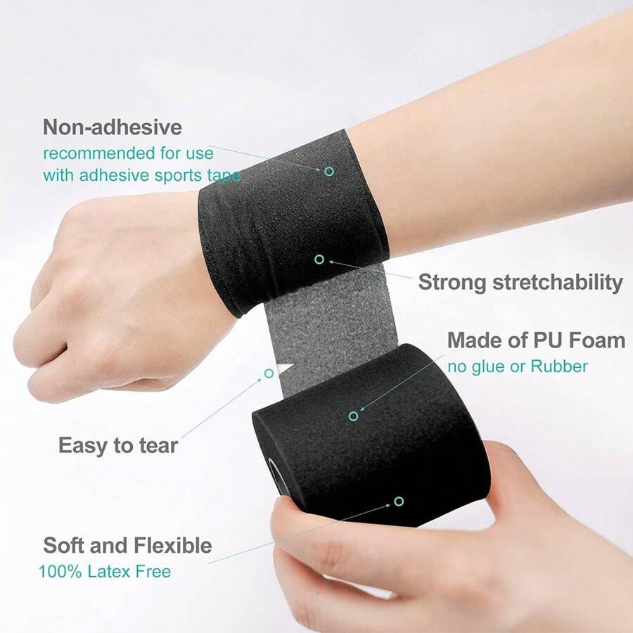 PEAK Elastic Kinesiology Athletic Muscle Support Tape - 1 Roll Of ...