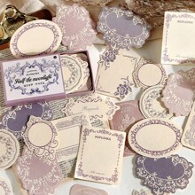 A Box Of 30 Simple And Creative Embossed Sticky Note Material Papers ...