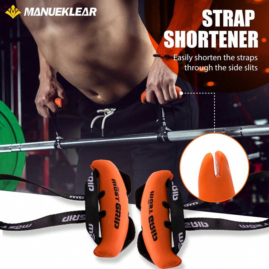 MANUEKLEAR Pull-Up Bar Handle, Exercise Pull Rod, Ergonomic Resistance ...