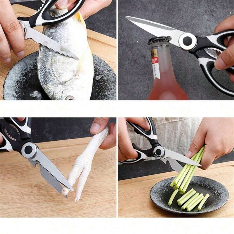 Heavy Duty Kitchen Scissors For Chicken Bones, Fish And Household ...