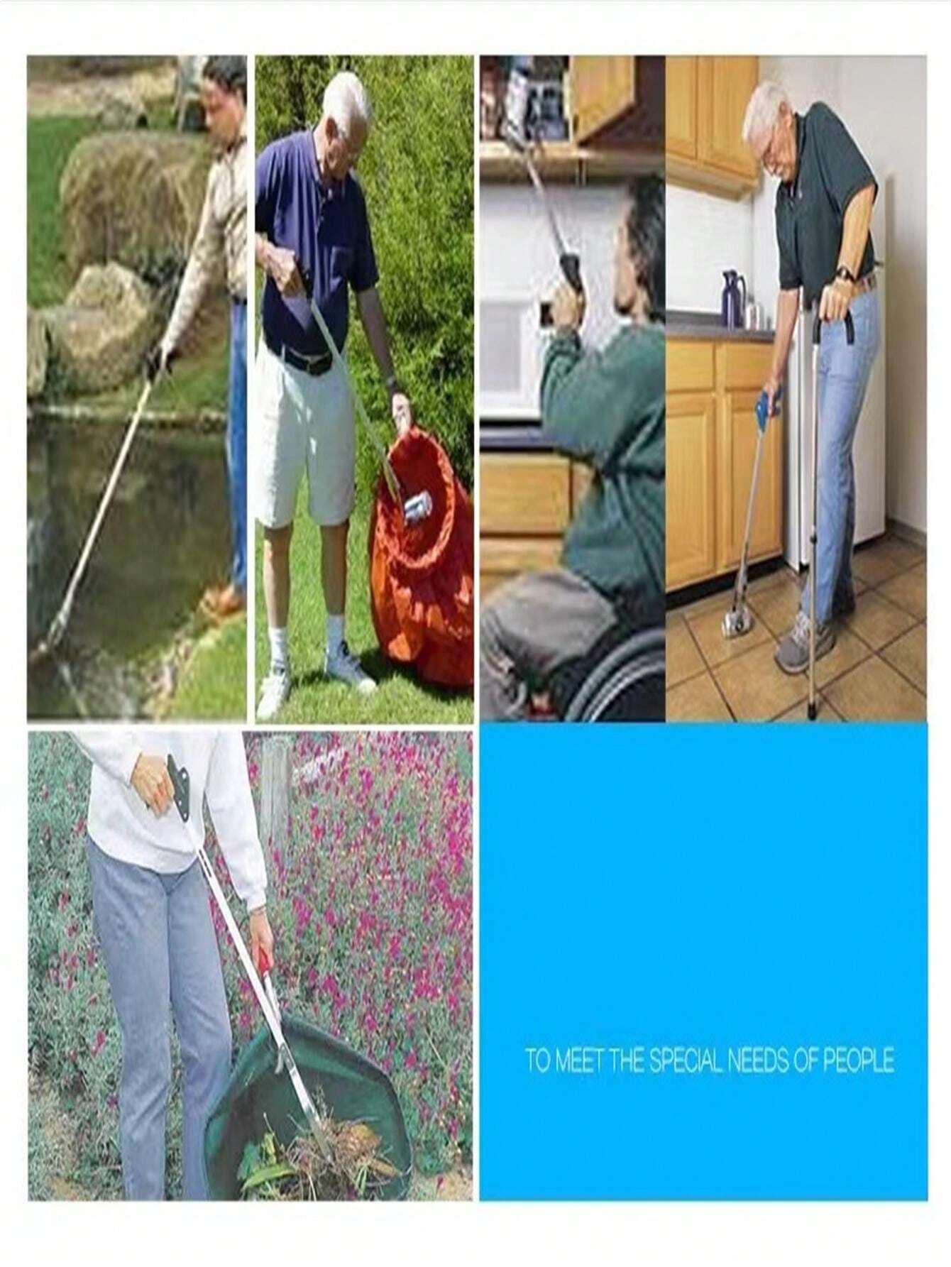 Grabber Tool, Folding Grabber, Elderly People Friendly, Wide Mouth Claw ...