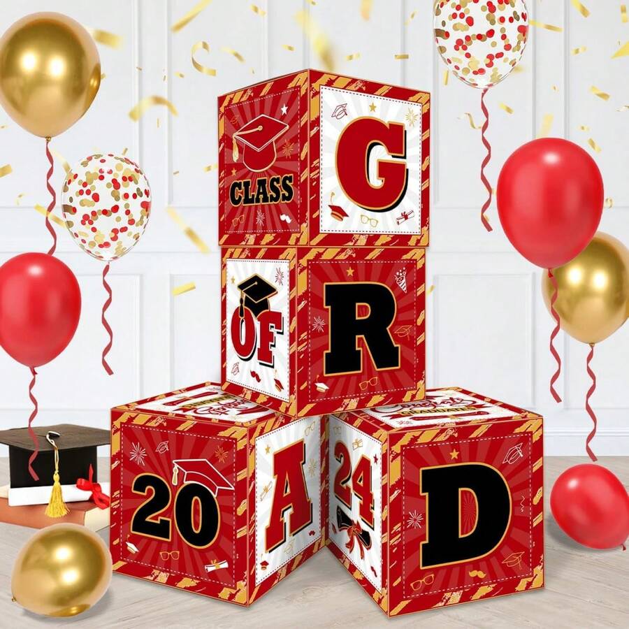 2024 Graduation Decorations Class Of 2024 Balloon Boxes For 2024 Grad ...
