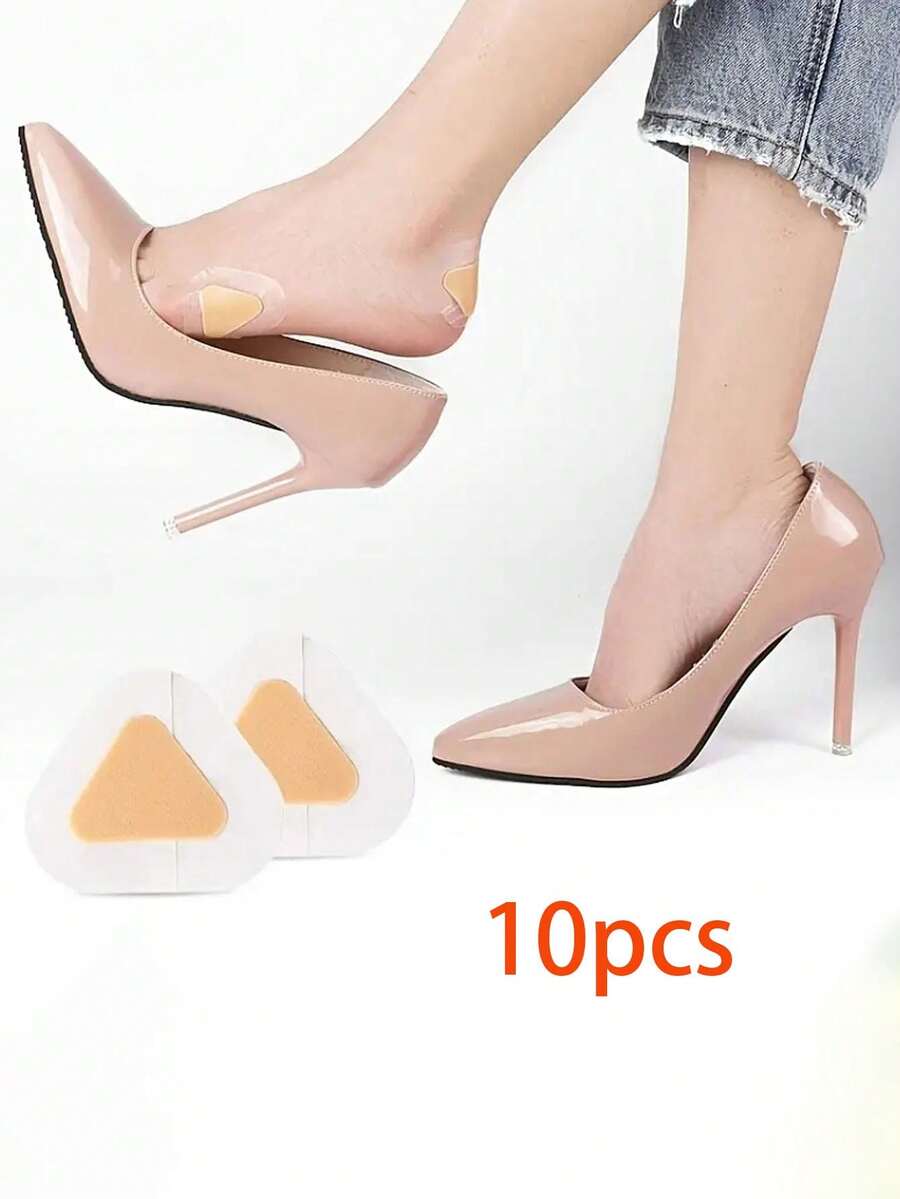 10pcs Disposable Heel Grips Cushion Pads For Sports Shoes And High ...
