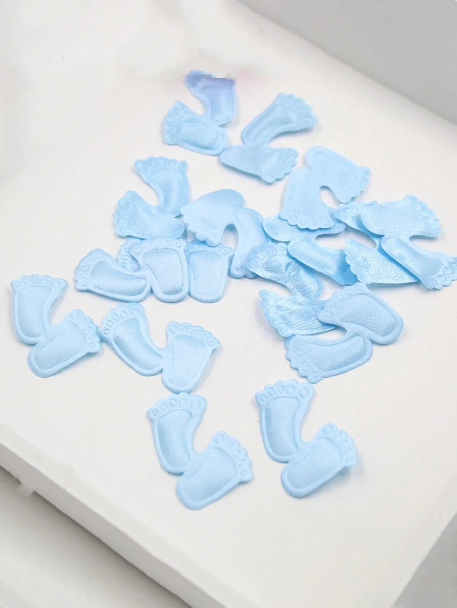 Pack Of 100 Sponge Footprint Cutouts For Birthday Party Decoration ...