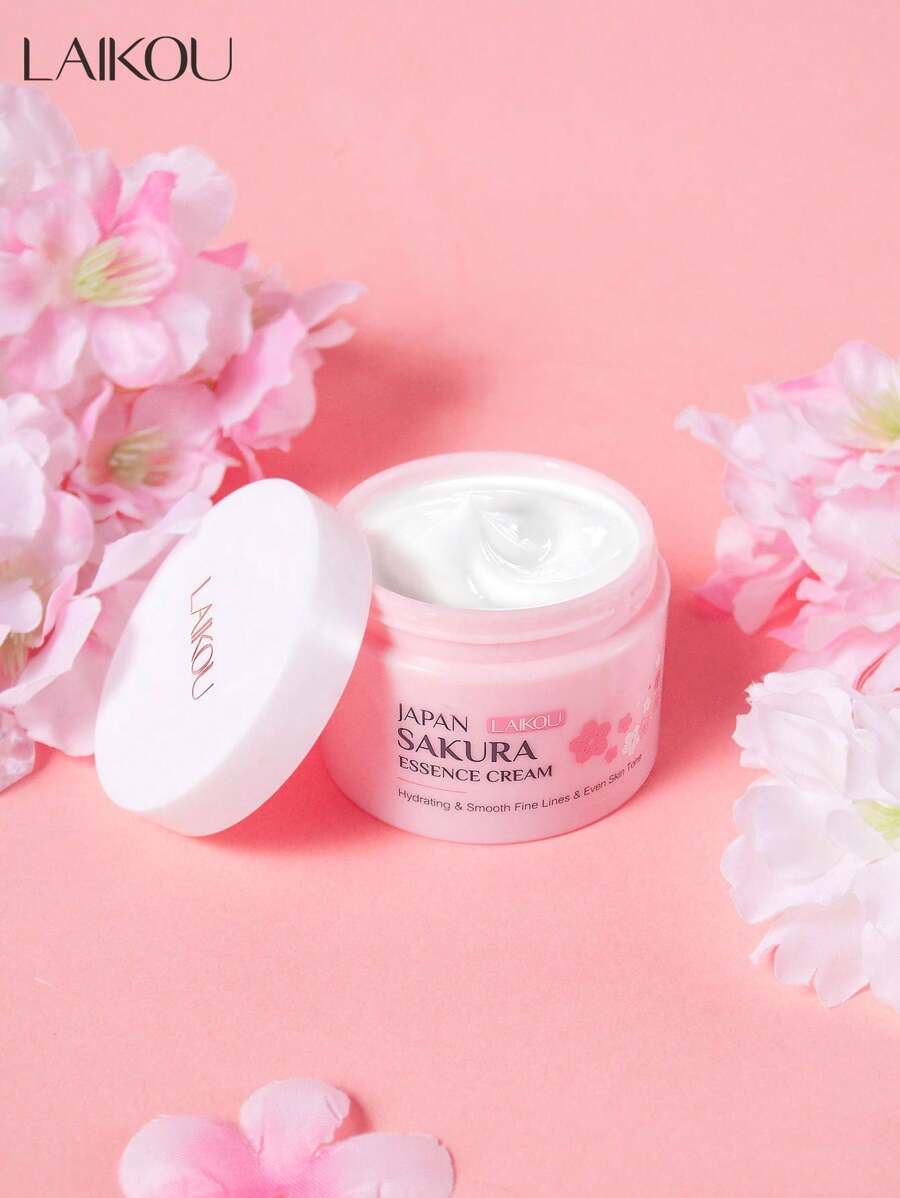 1 pieza Crema de esencia de Sakura de Japón Laikou para nutrición profunda, loción facial ...